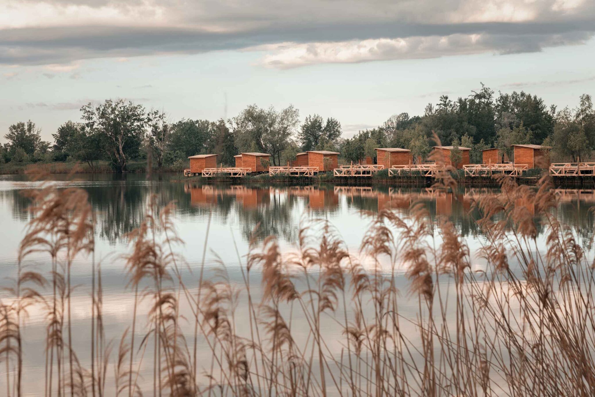Unique accommodation in Romania: bungalows by the water at Zaga Zaga